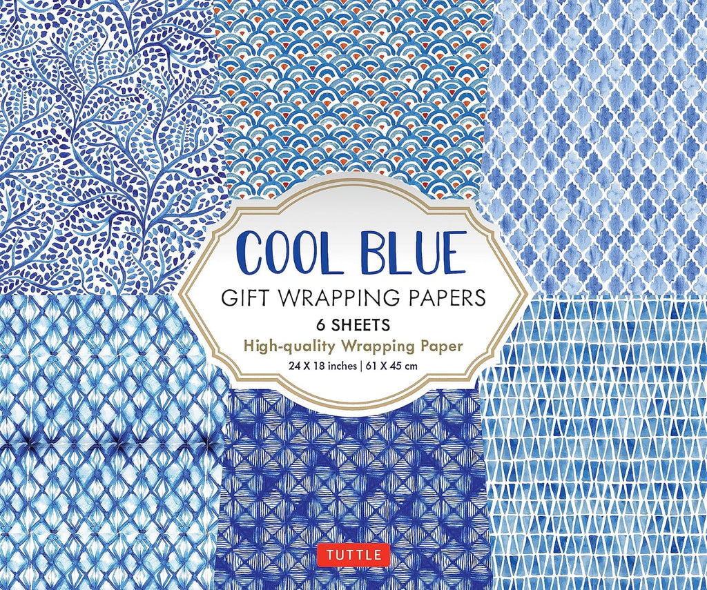 Cool Blue Gift Wrapping Papers – Shop Divine Vintage