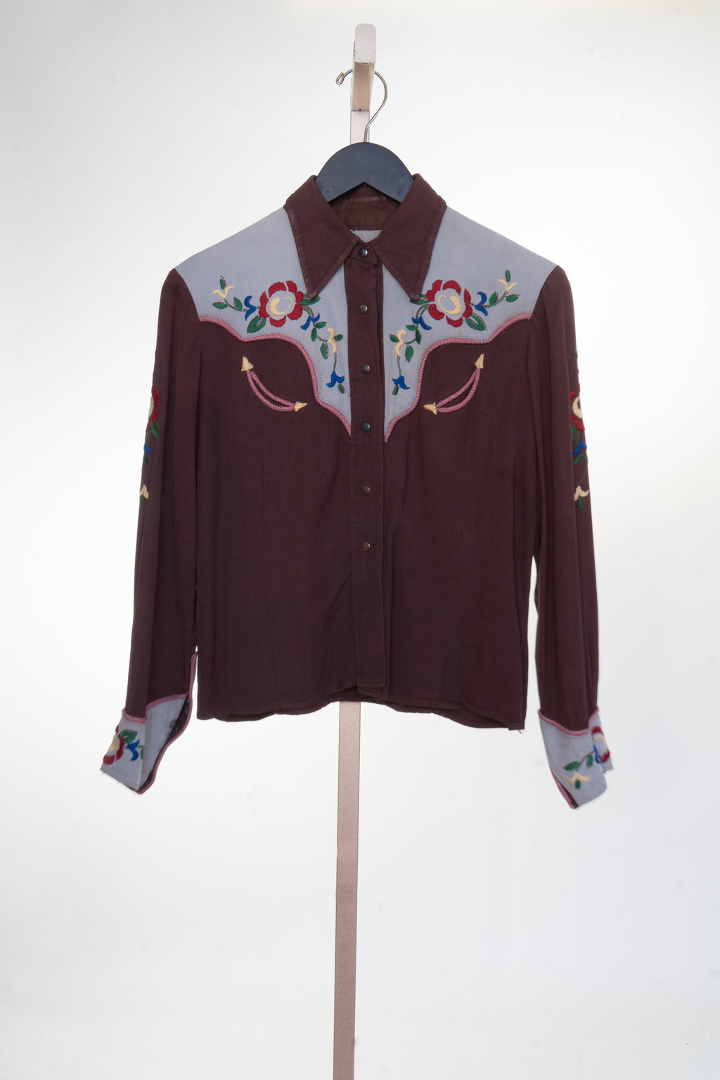 Hand Embroidered Western Blouse – Shop Divine Vintage